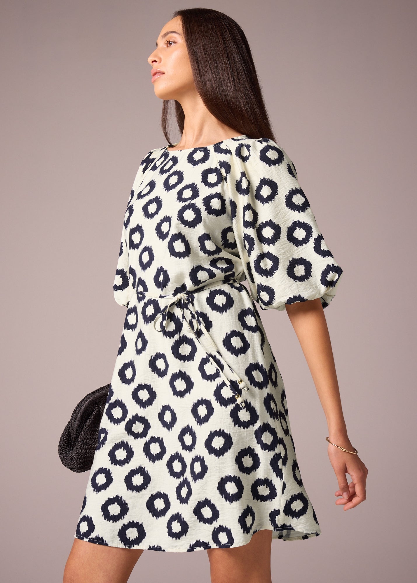 Buy Et Vous Scratch Puff Sleeve Dress Online in Qatar from Matalan
