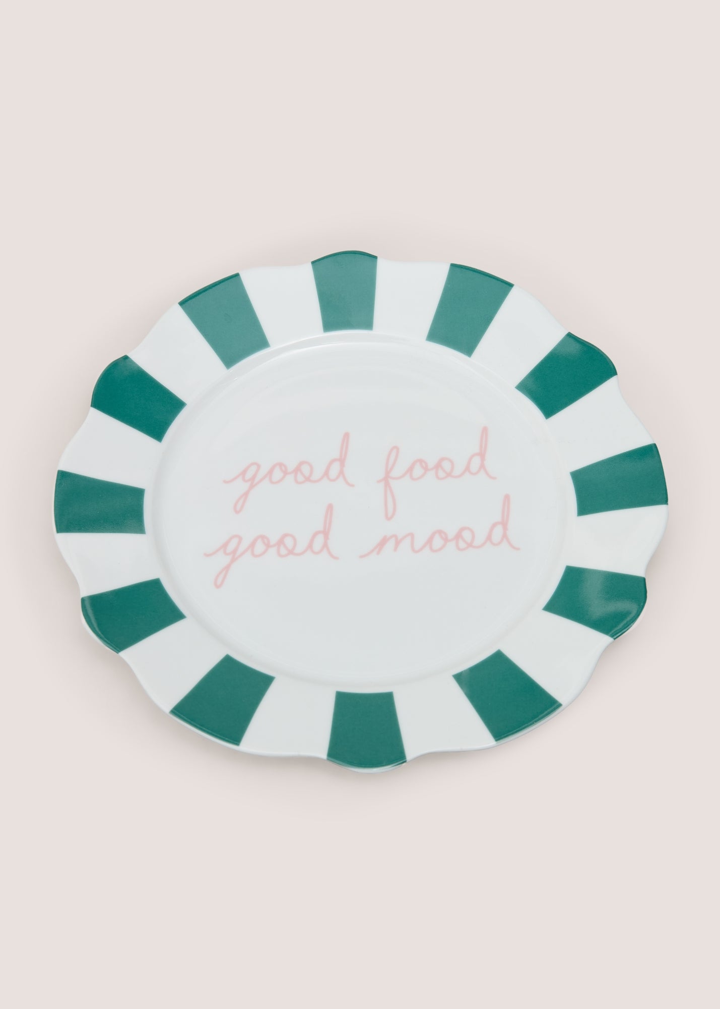 Buy Good Vibes Side Plate-Green Online in UAE from Matalan