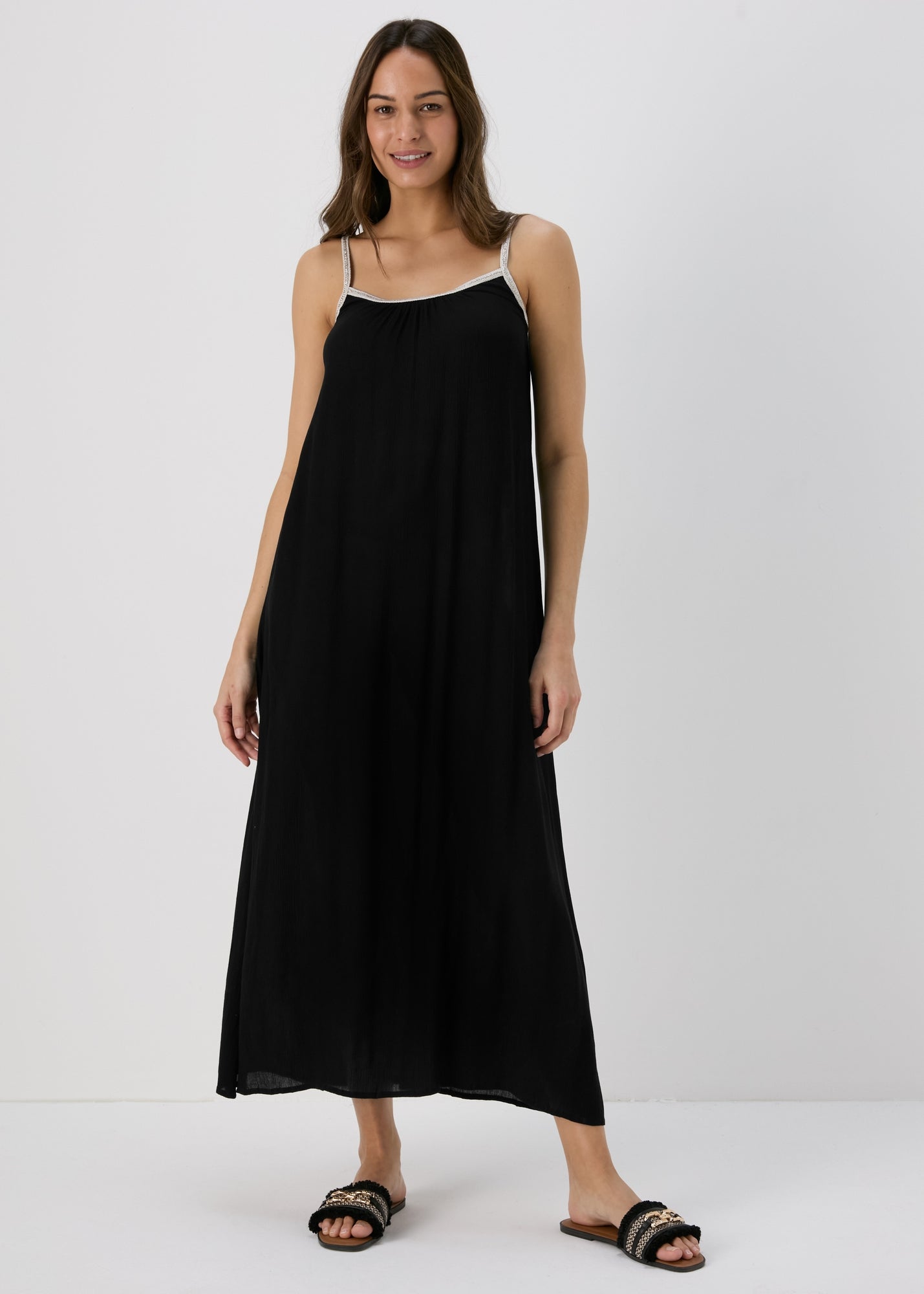 Buy Gold Trim Dress Online in Jordan from Matalan