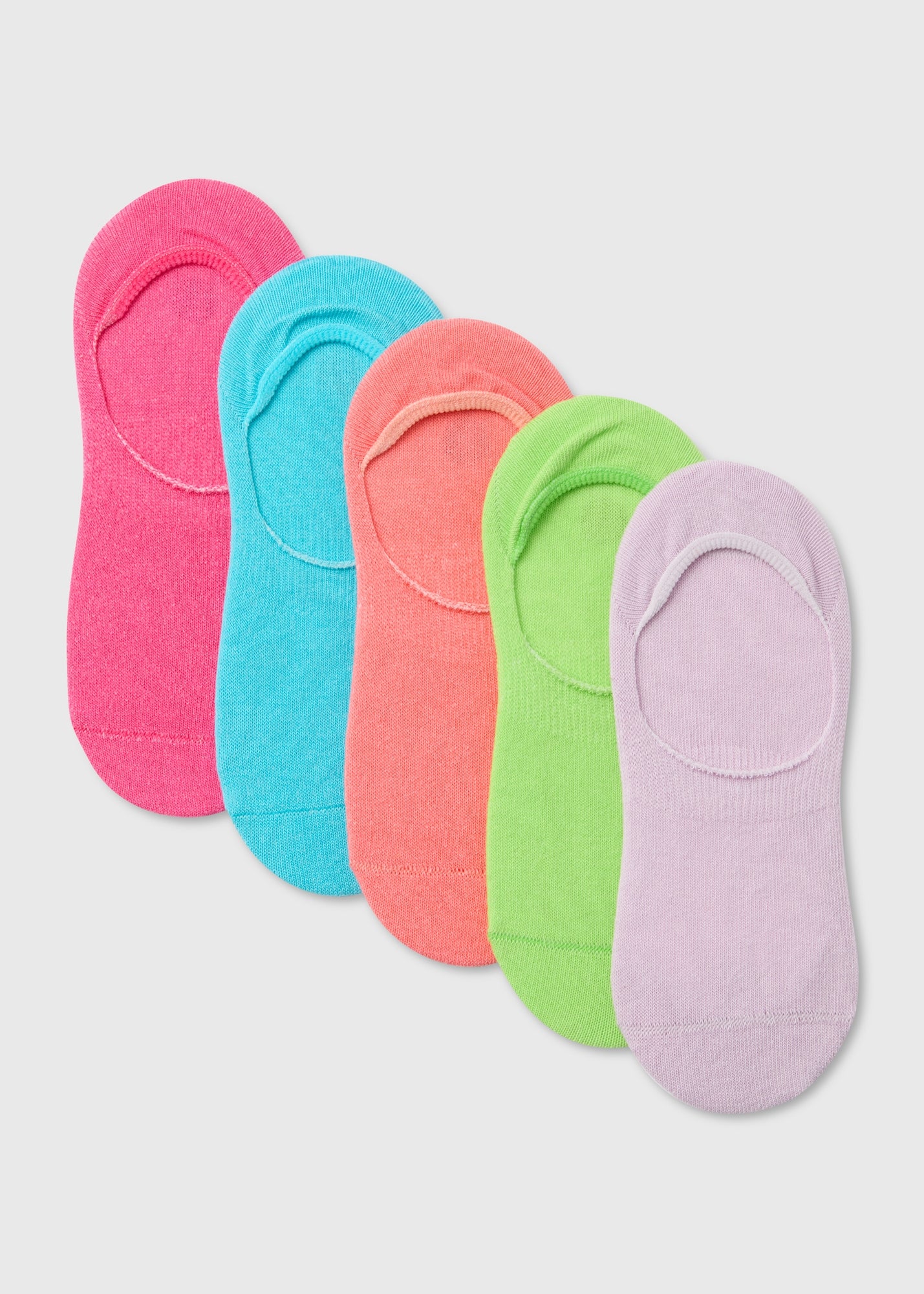 Buy Kids 5 Pack Neon Invisible Socks Online in UAE from Matalan