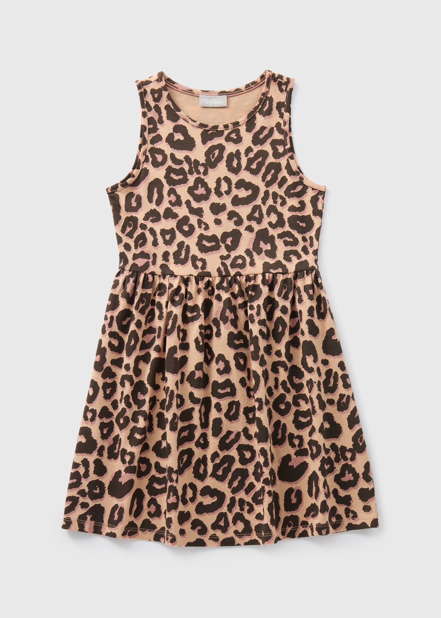 Buy Girls Leopard Print Jersey Dress Online in UAE from Matalan